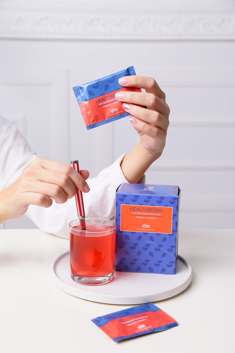 Растворимый напиток для контроля веса Healthberry Slim по цене 20 руб ...